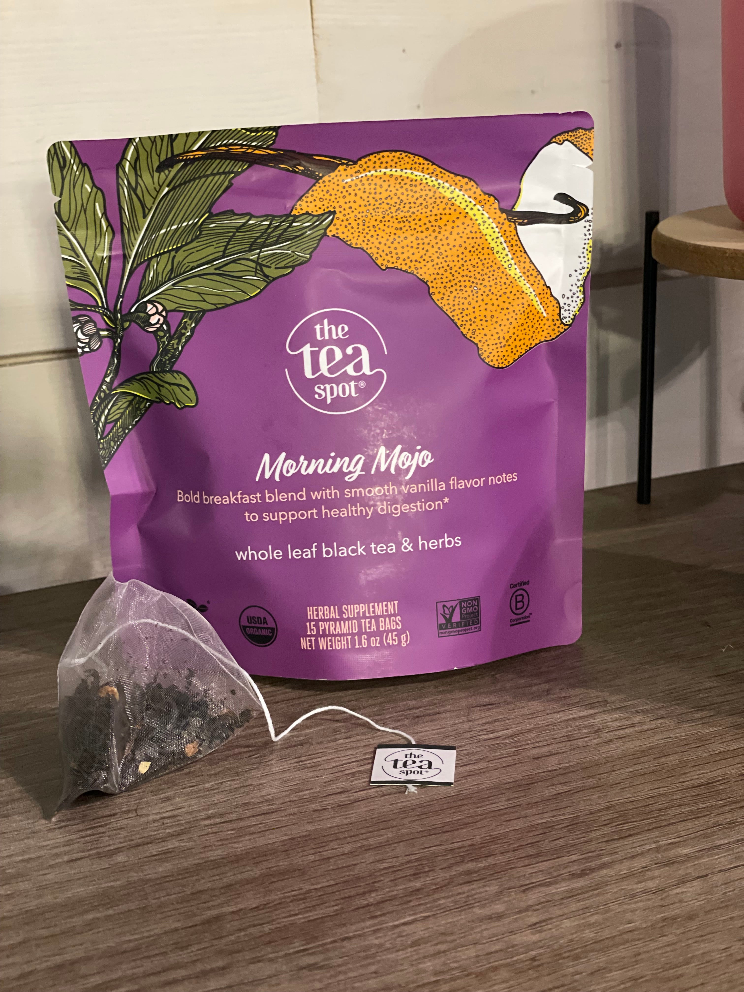 Organic Tea Sachet- Morning Mojo – The Tea Spout by Aquene Amora
