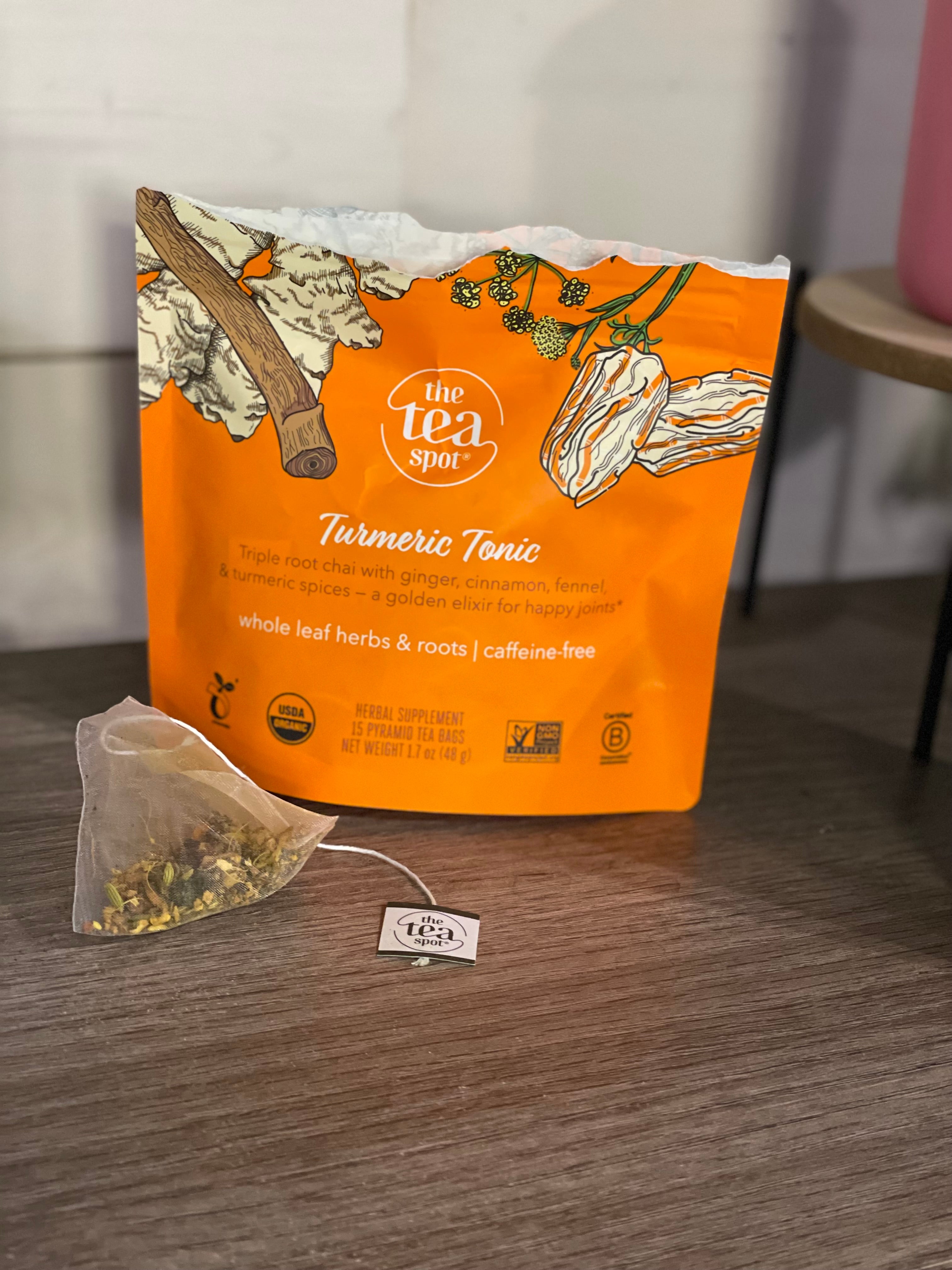 Organic Tea Sachets - Turmeric Tonic – The Tea Spout by Aquene Amora